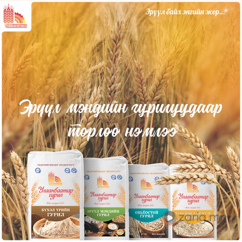 Улаанбаатар гурил эрүүл мэндийн гурилуудаар төрлөө нэмлээ